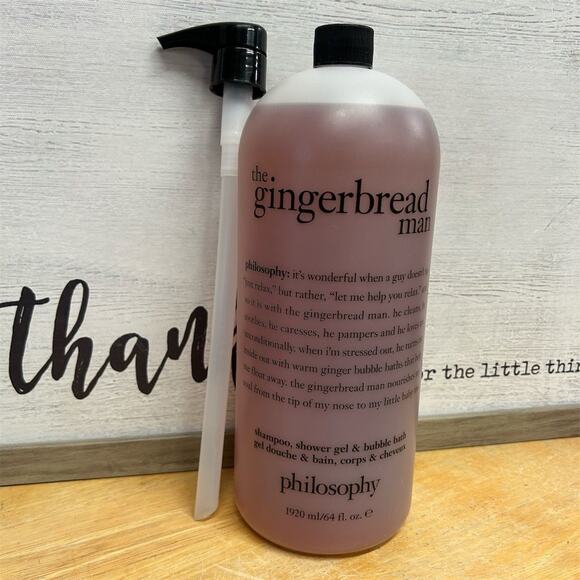 Philosophy | Bath & Body | Philosophy Gingerbread Man 3in Shower Gel ...